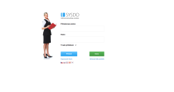 úvodní stránka přihlášení – SYSDO nápověda